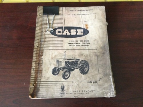 Case 430 and 530 Draft-O-Matic Tractors Parts Catalog | eBay