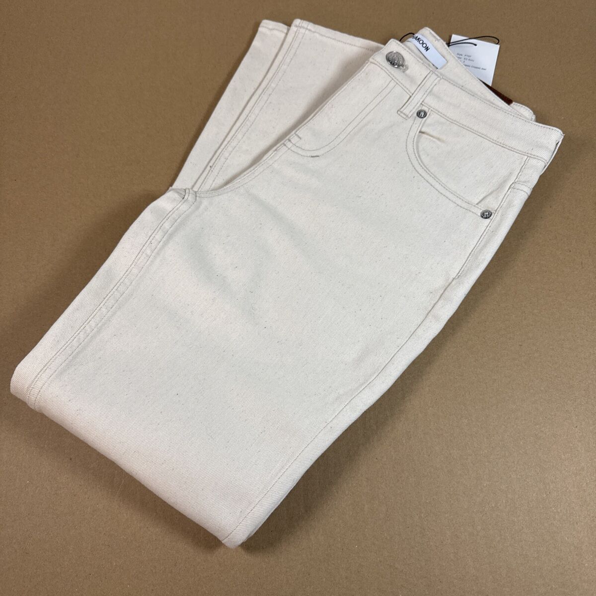 THAKOON - Womens Classic Crop Jeans PT07- COLOR Ecru - Size THAKOON - Womens Classic Crop Jeans PT07- COLOR Ecru - Size