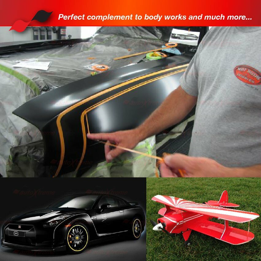 1" 2" 3" 4" Vinyl Pinstriping Pin Stripe Car DIY Styling Trim Tape ...