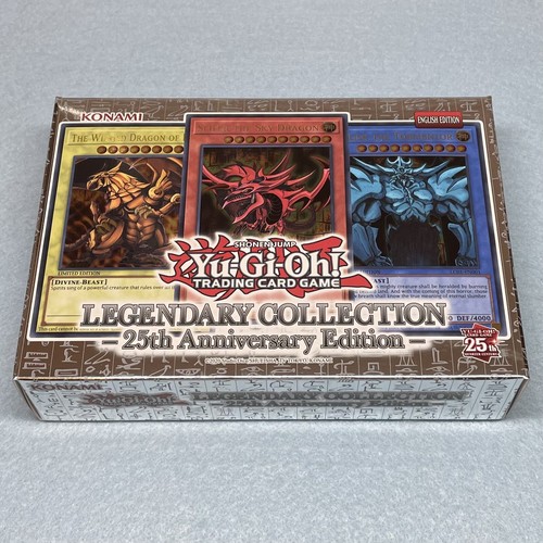 Yugioh Legendary Collection 25th Box Set Egyptian God Card Set + 6 ...