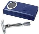 Shaving Factory Double Edge Safety Razor + Travel Case | eBay