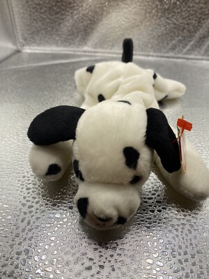 Ty Retired Beanie Baby Sparky "DOTTY" Errors 1996 PVC Pellets, Sewing ...