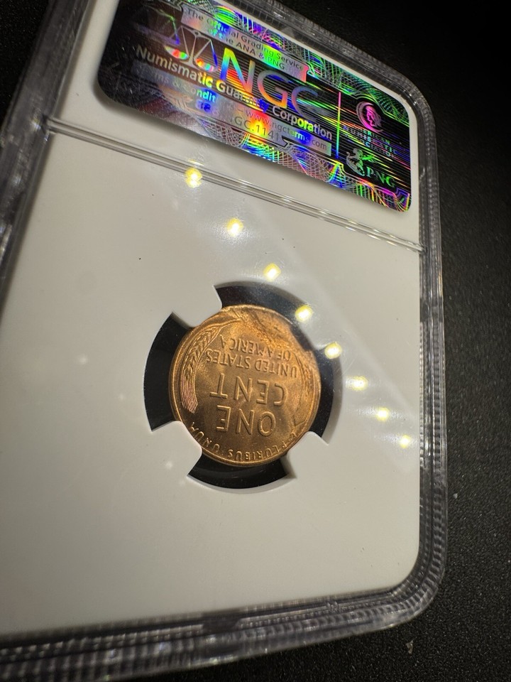 1944 1C STRUCK ON A DEFECTIVE PLANCHET MINT ERROR MS 65 RD😎😎 | eBay