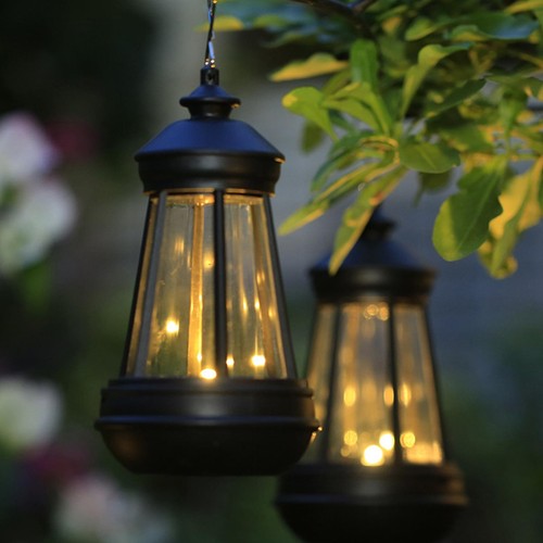Waterproof Solar LED Hanging Lantern for Outdoor Garden | eBay Australia