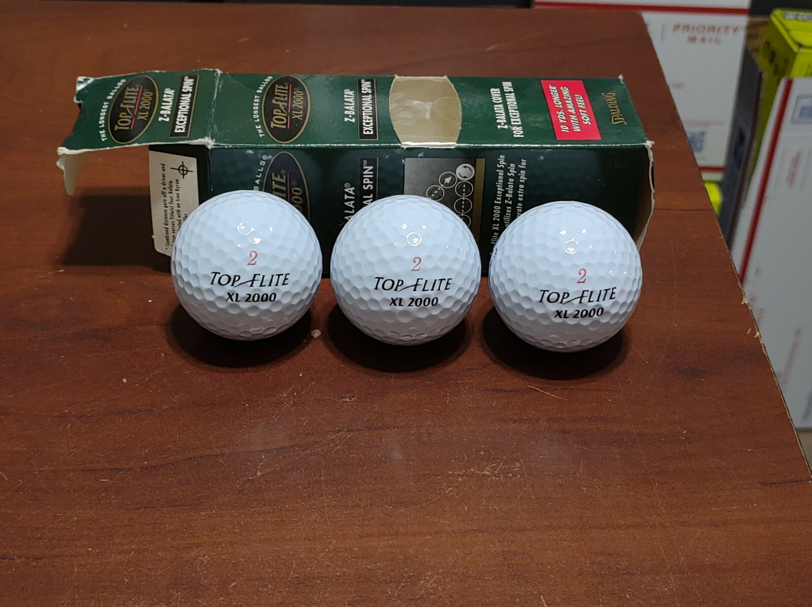 VintageTop Flite XL 2000 White Golf Balls Pack of 3 Z-Balta Exceptional ...