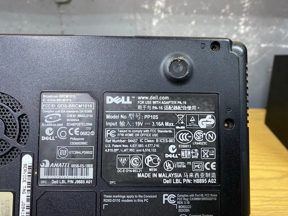 Dell Inspiron 2200 Laptop Celeron 1.4Ghz 512MB RAM No HDD/Caddy | eBay
