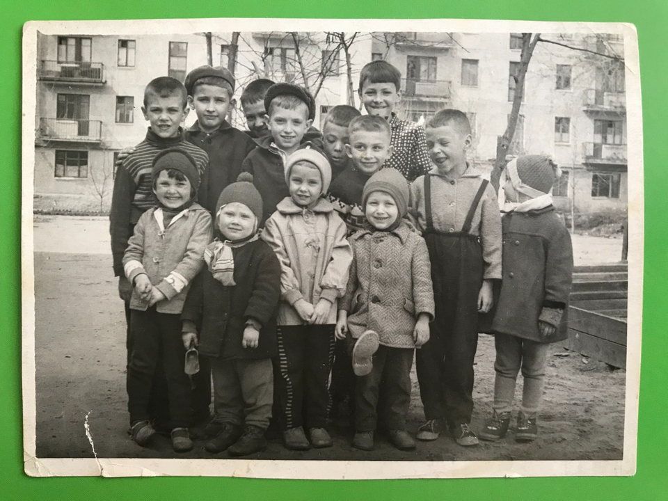 Beautiful boys and girls pretty attractive kids children Vintage Photo USSR 1219 | eBay