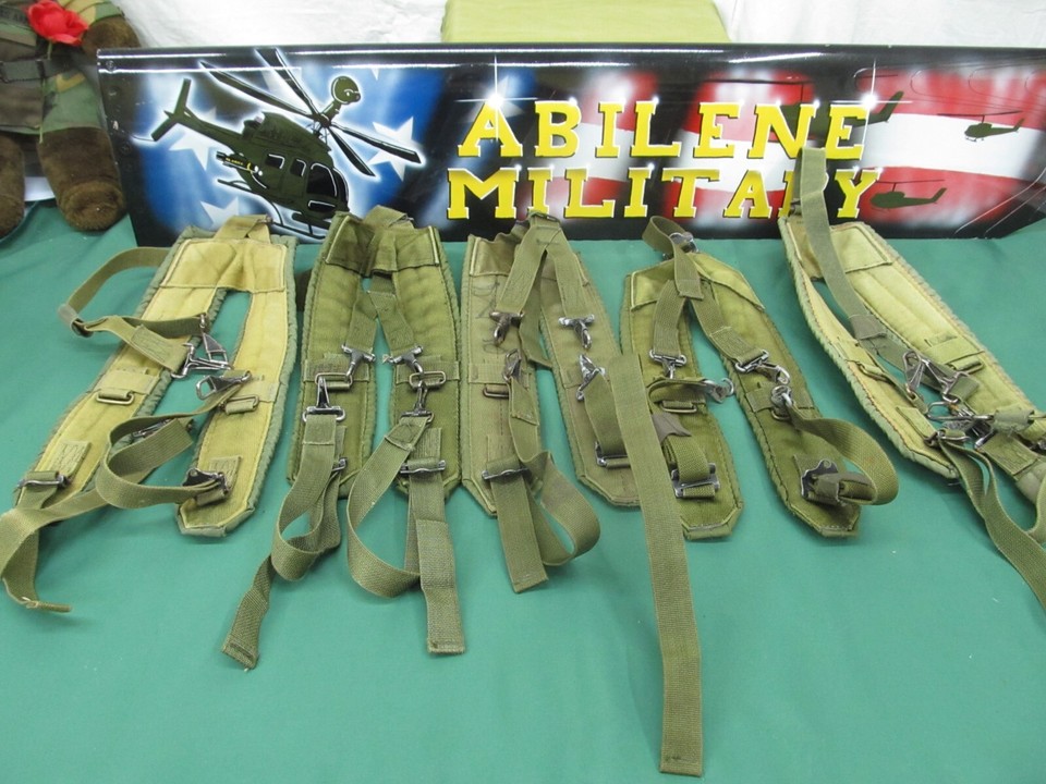 MILITARY ALICE FIELD GEAR SET LBE WEB BELT MEDIUM 36" AMMO POUCH ...