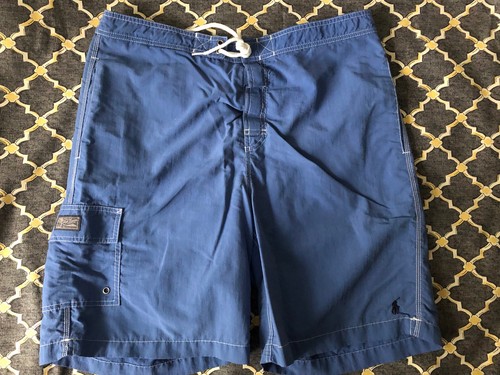 POLO RALPH LAUREN MEN'S BLUE BOARD SHORTS SIZE L | eBay