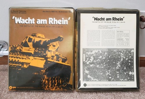 'WACHT AM RHEIN' - SPI Battle of the Bulge WW2 Game | eBay