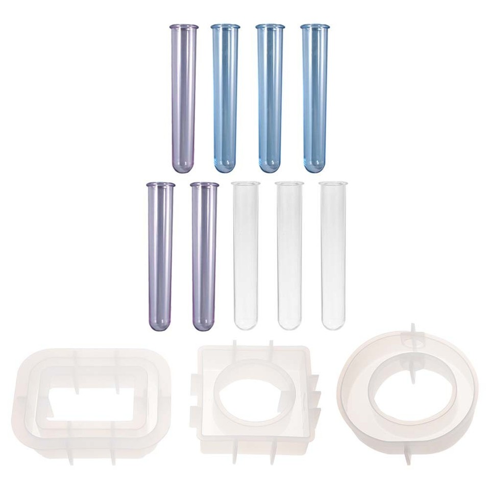 1 Set Plant Propagation Station Epoxy Vase Mold DIY Flower Vase Making ...