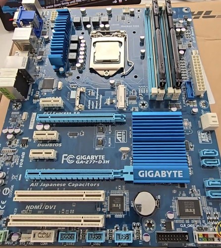Motherboard, CPU, RAM Bundle: Gigabyte Z77, Core i7 3770k, 16GB DDR3 ...