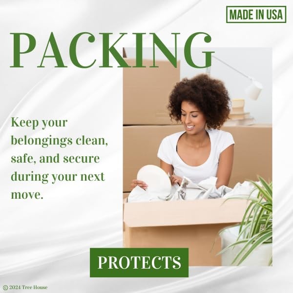 Tree House Packing Paper for Moving – 25lbs - 500 Newsprint Packing ...