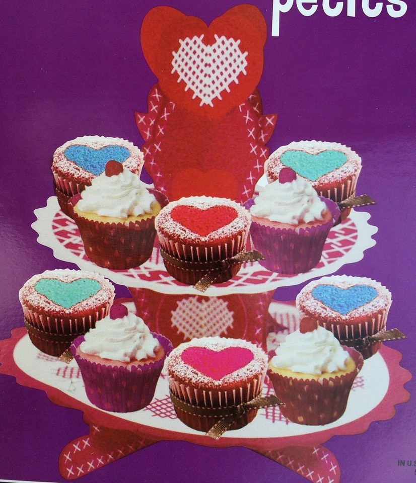 Cupcake Holder Set – Red Plastic - NO BPA - Cupcake 9 Piece Carrier ...