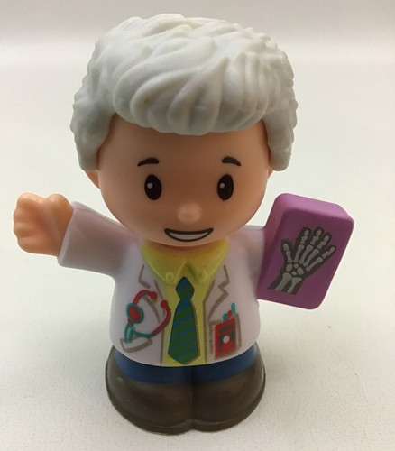 Fisher Price Little People Doctor Nathan Physician Doc Dr. X-RAY Man | eBay