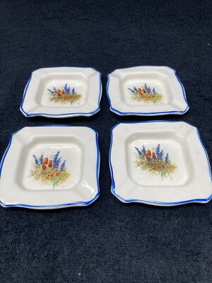 Made in England floral pattern china ash trays | eBay