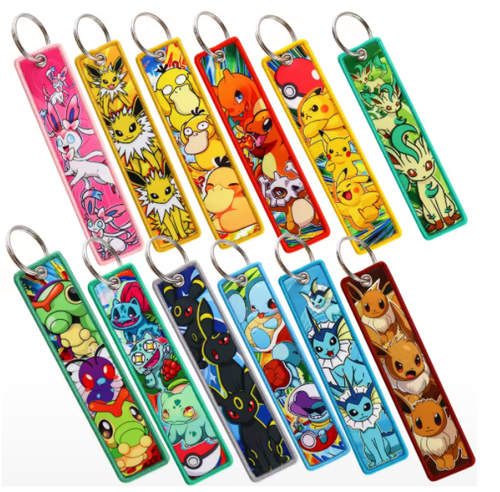 20pcs Anime mix Key Tag Keychain Keychain For Car Keys Backpack Key ...