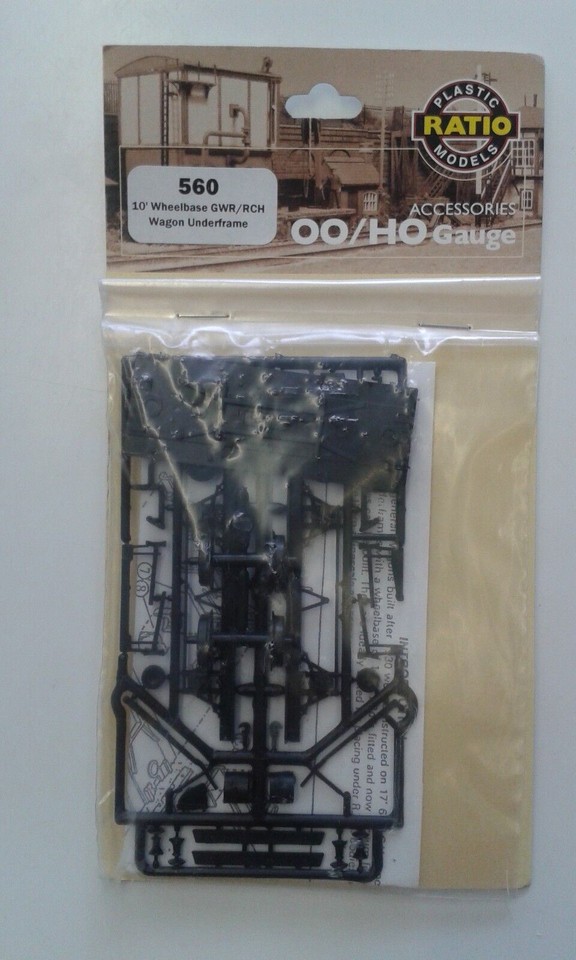 OO wagon kit - 10ft GWR Wagon Underframe (RCH fitted) - Ratio 560 - | eBay