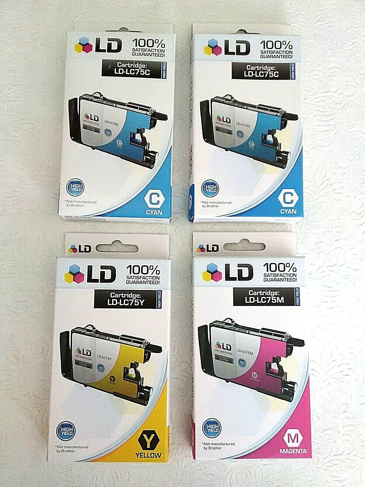 New LD Printer Cartridges LD-LC75C/LD-LC75M/LD-LC75Y - Lot of 4 | eBay