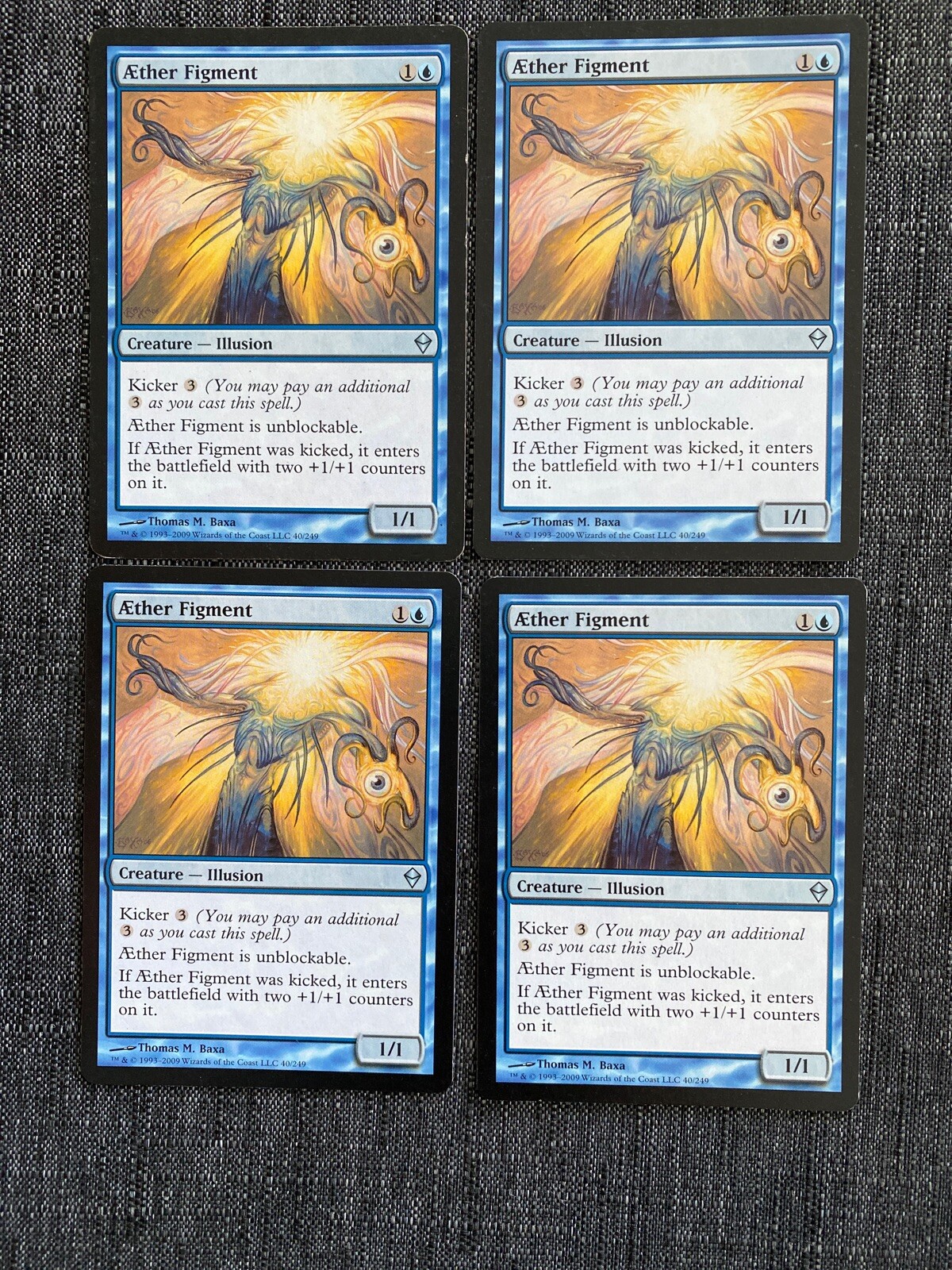 Aether Figment Magic MtG x4 Zendikar NM Magic The Gathering | eBay