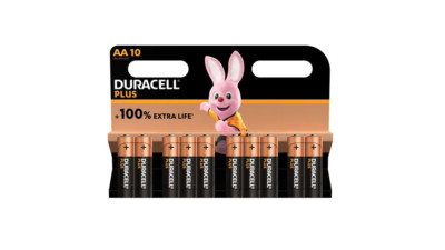 10x Duracell AA Plus Power Alkaline Batteries New Pack LR6 MN1500 Long ...
