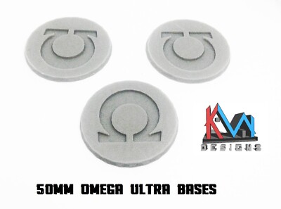 3D Printed - 50mm Ultra Omega Bases - Set of 3 Bases | eBay
