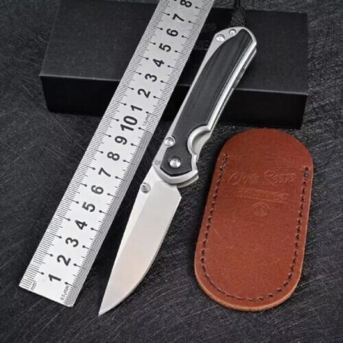 CNC D2 Steel Sebenza 31 Style TITANIUM+G10 Handle Folding Knife EDC 07 ...