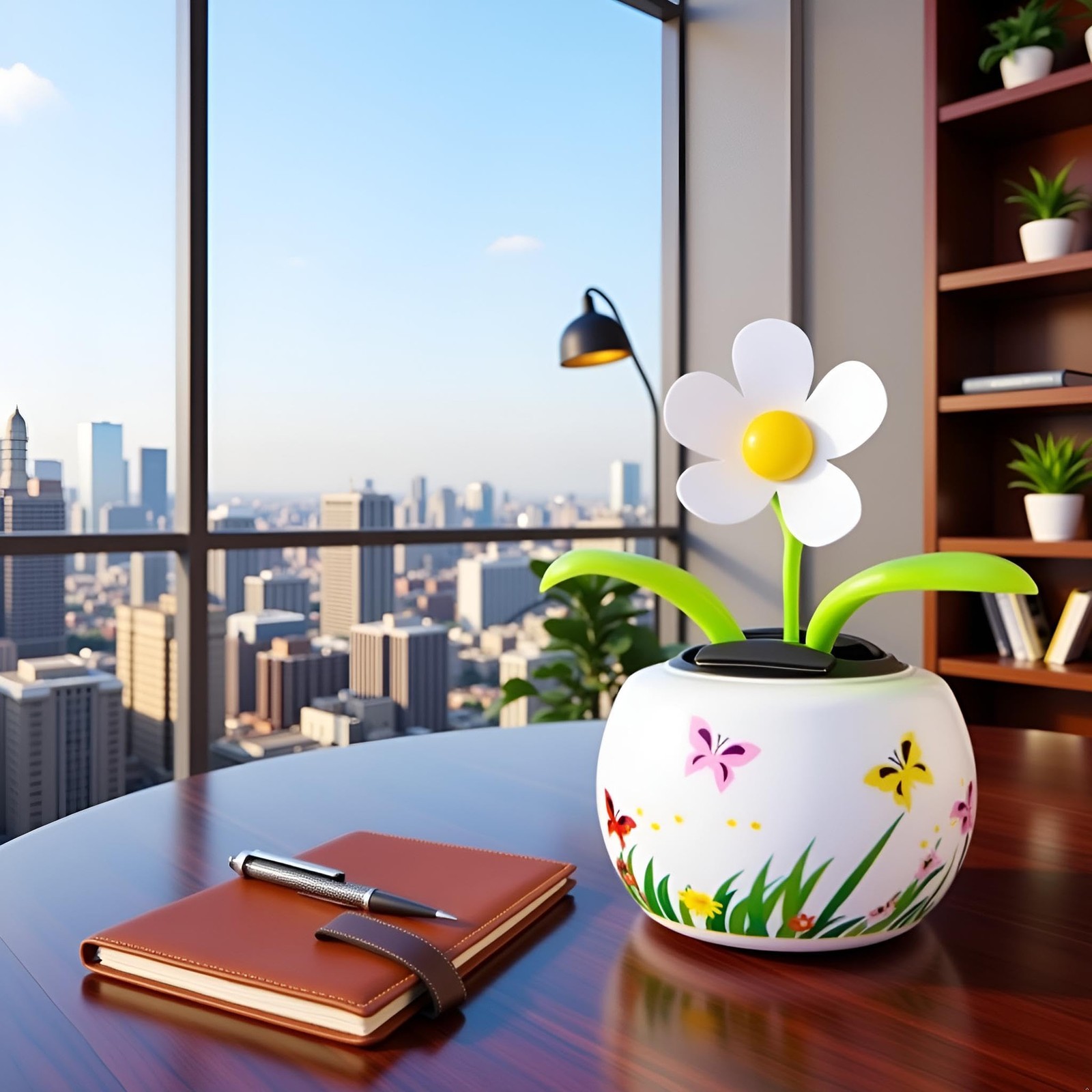 Solar Dancing Flower Toy Car Swinging Toy for Car Office Home Desk ...