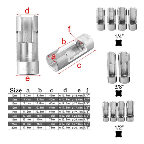 1SET Special Socket Set for Coolant and Wired Temperature Sensors Tool ...