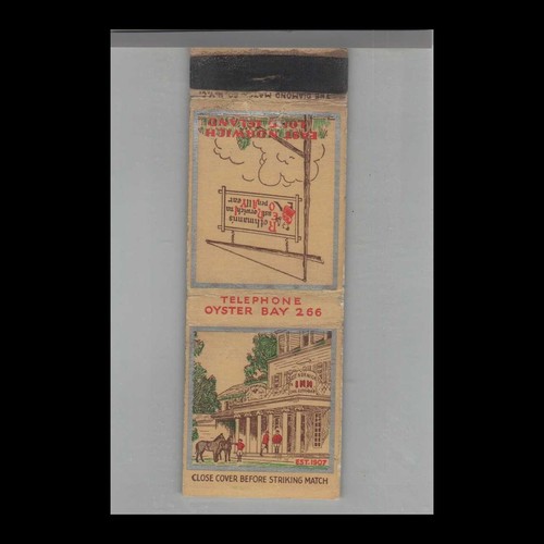 Matchbook Cover Rothman's East Norwich Inn East Norwich Long Island, NY ...