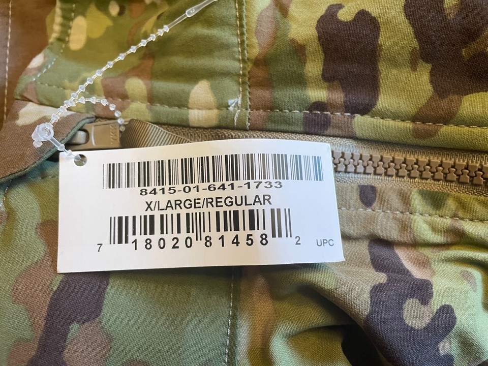 Cold Weather Wind Jacket Soft Shell Gen III OCP Camo Size XLarge ...