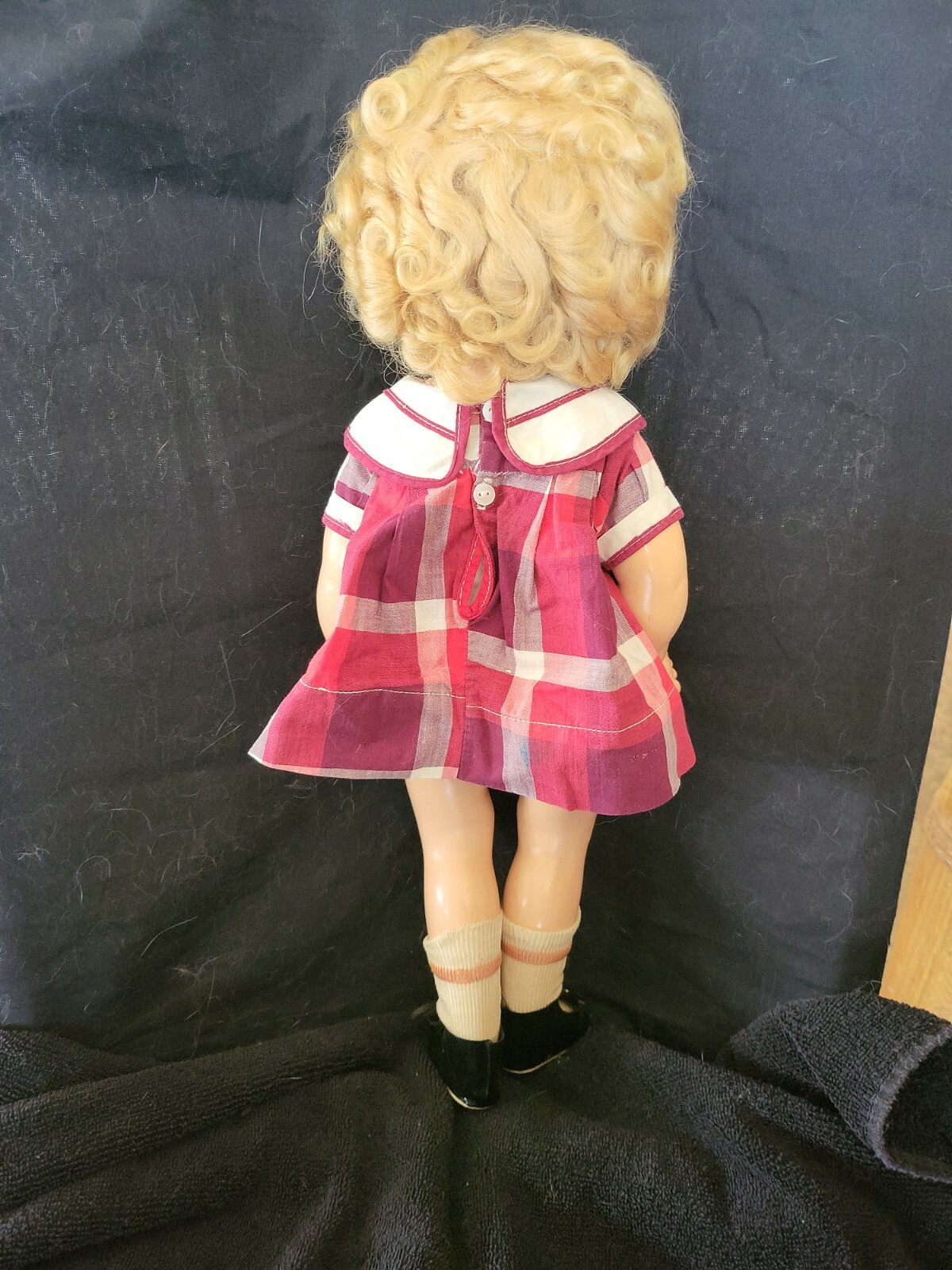 1934 Ideal Composition Shirley Temple Sailor Doll in Bright Eyes Dress ...
