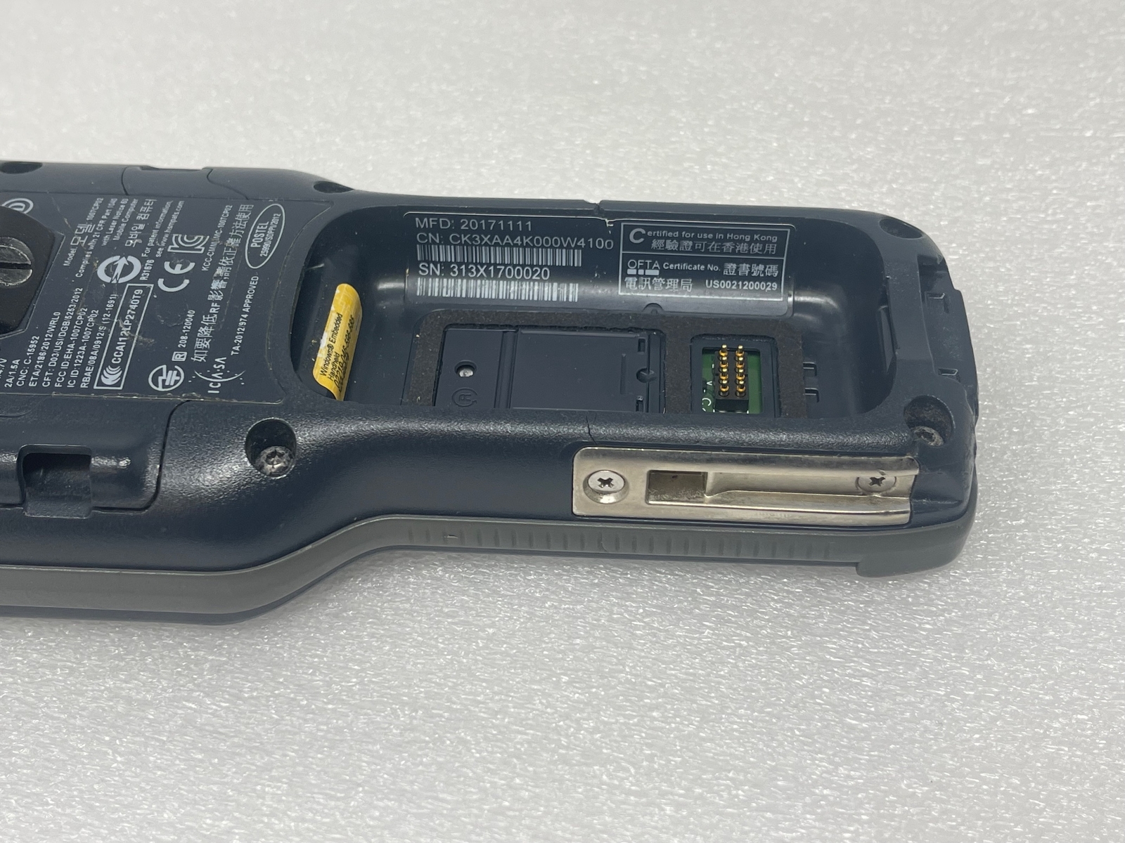 Intermec CK3XAA4K000W4100 CK3X Handheld Wireless Barcode Scanner for ...