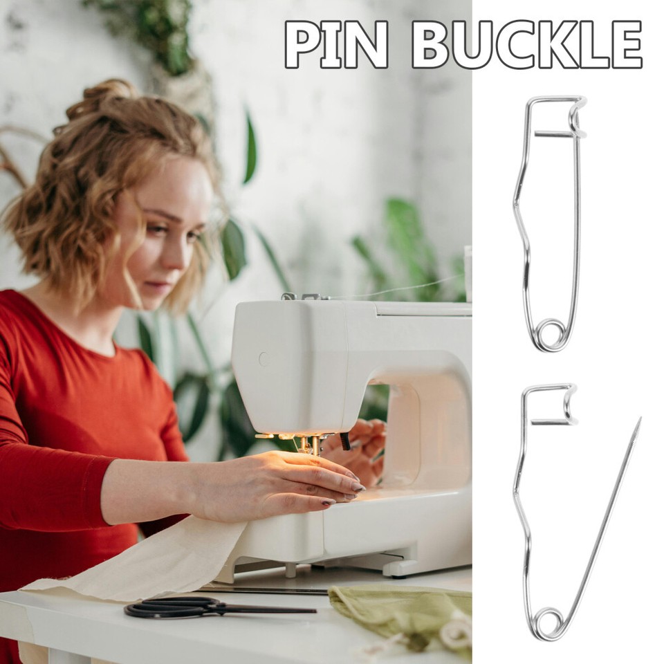 100pcs Curved Safety Pin Metal Pin Patchwork Pack Edges Secure Curved ...