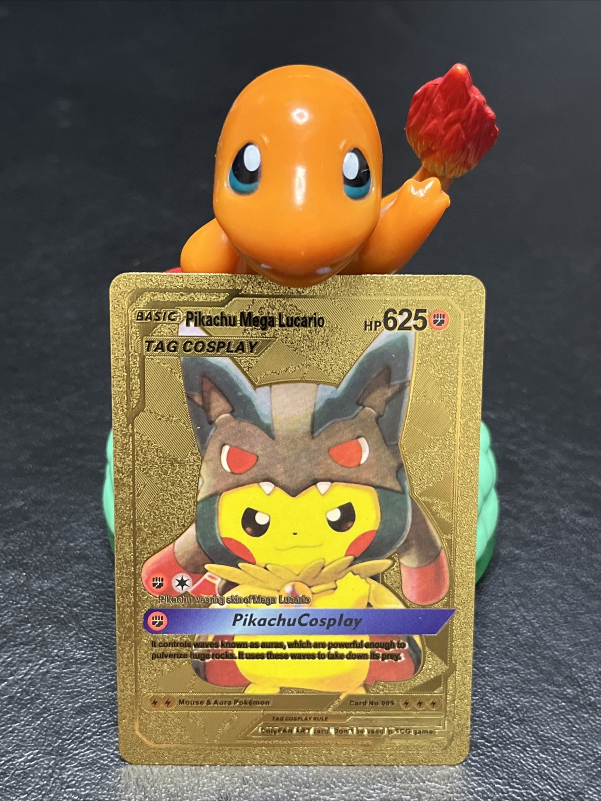 Gold-Pokemon-Pikachu-Mega-Lucario Values - MAVIN