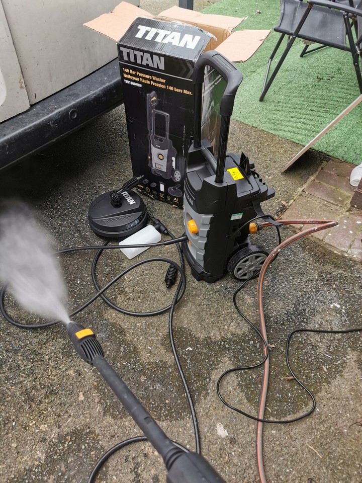 Titan TTB1800PRW High Pressure Washer (140bar 5059340124124 | eBay UK