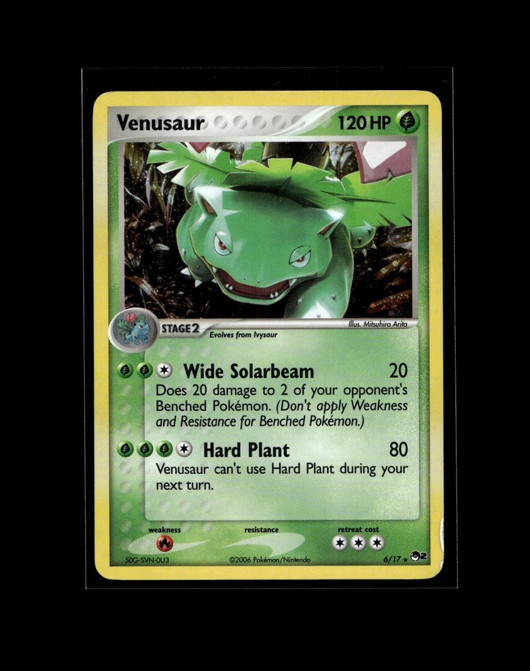 Bulbasaur Ivysaur Venusaur Pokemon Card! Holo/Reverse Holo EX VMAX Rare ...