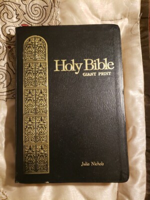 Holy Bible KJV Giant Print Reference Edition with Concordance | eBay