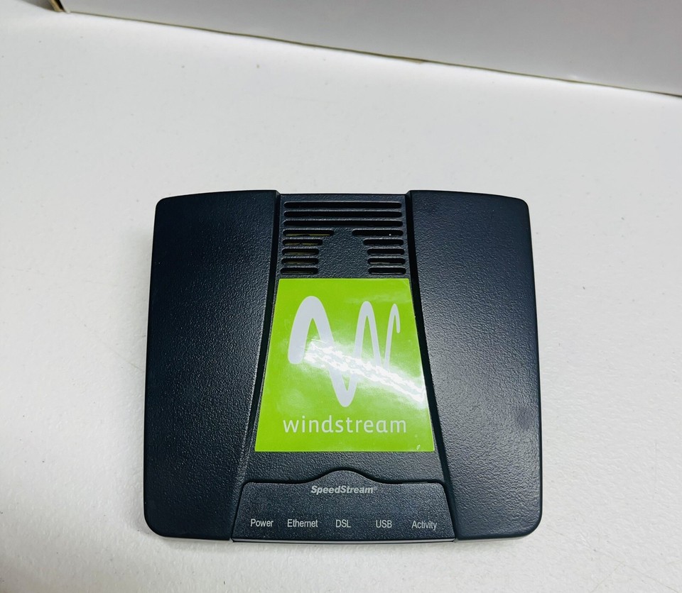 SIEMENS Windstream Speedstream 4200 Ethernet USB ADSL Modem And Power ...