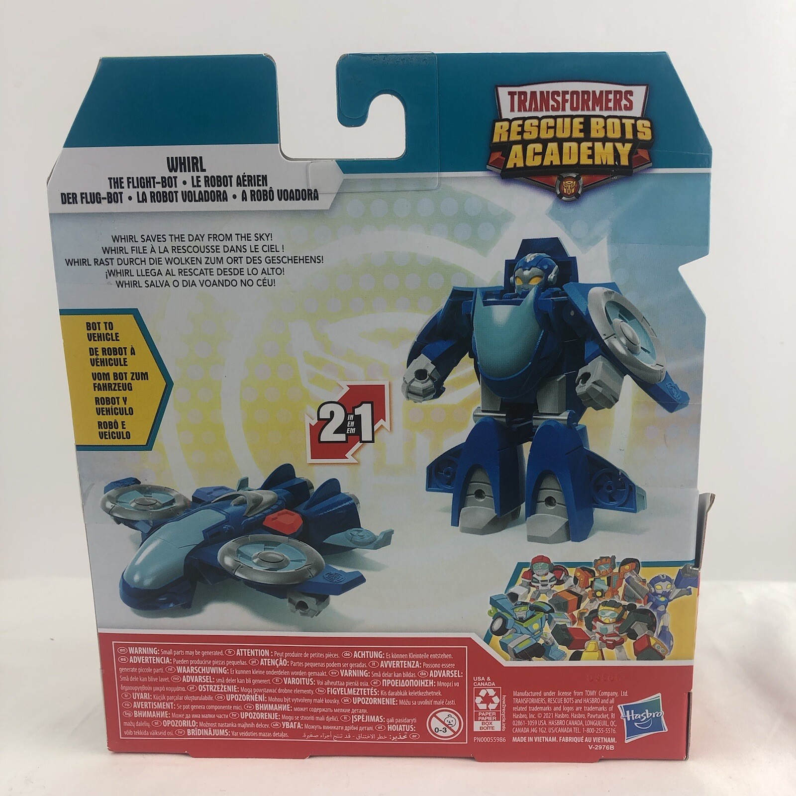 Whirl Rescue Bots Academy Playskool Heroes Transformers 2019 Hasbro for ...