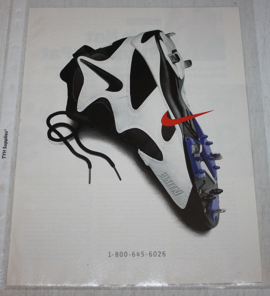 Vintage Nike Phone Number 1-800 Sneakers Advertising Print Ad Poster ...