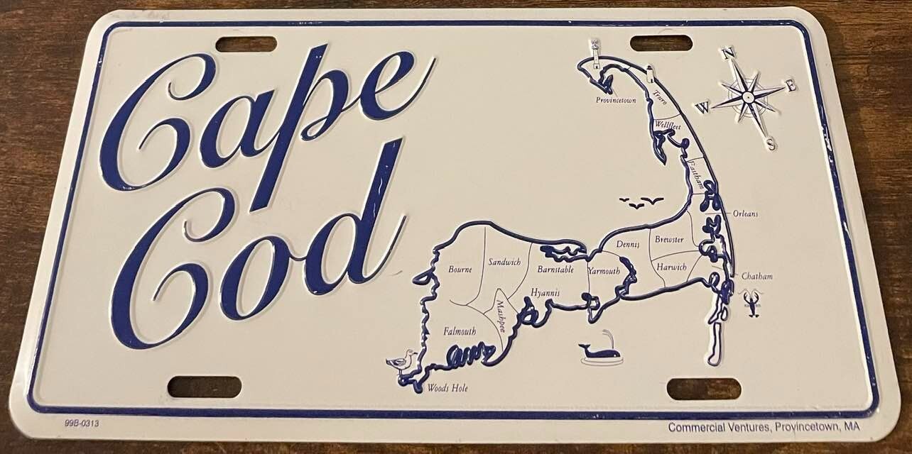 Cape Cod Massachusetts Booster License Plate | eBay