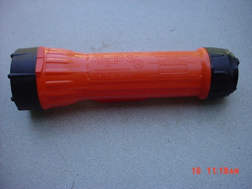 Bright Star Worksafe Flashlight #2117 Orange Safety with box NEW | eBay