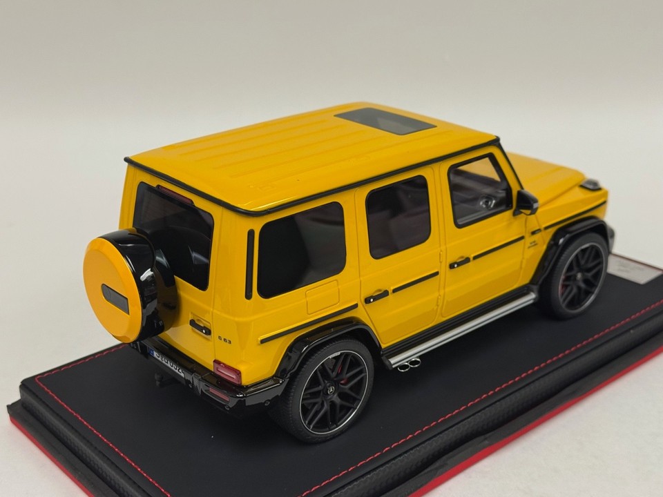 1/18 BBA Models Mercedes Benz AMG G63 from 2025 in yellow 20 pieces ...