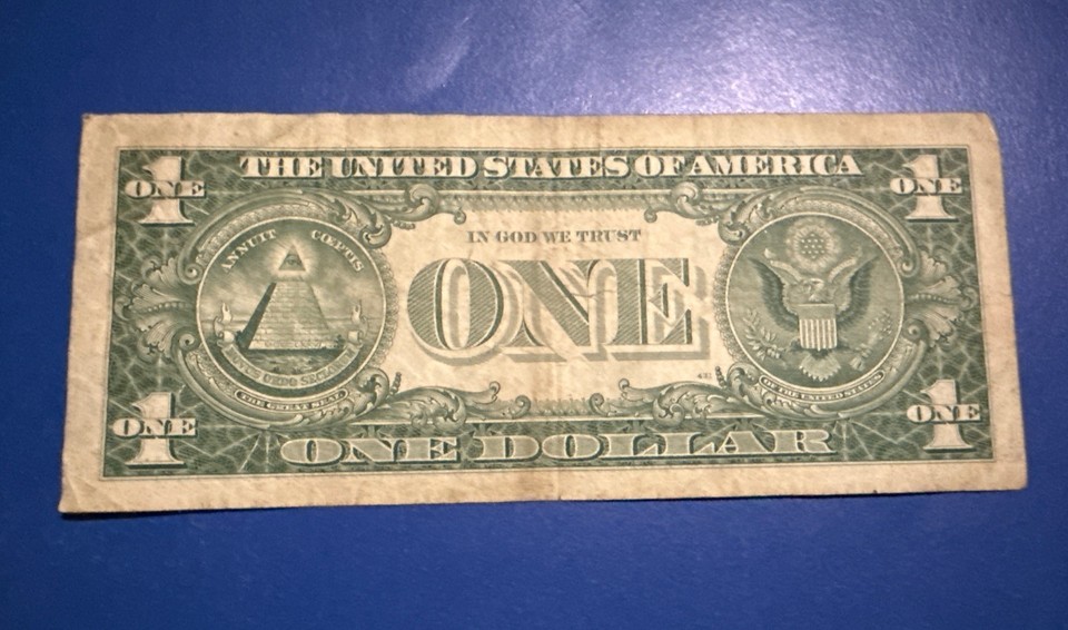 1957 B $1 Silver Certificate One Dollar Blue Seal Star Note | eBay