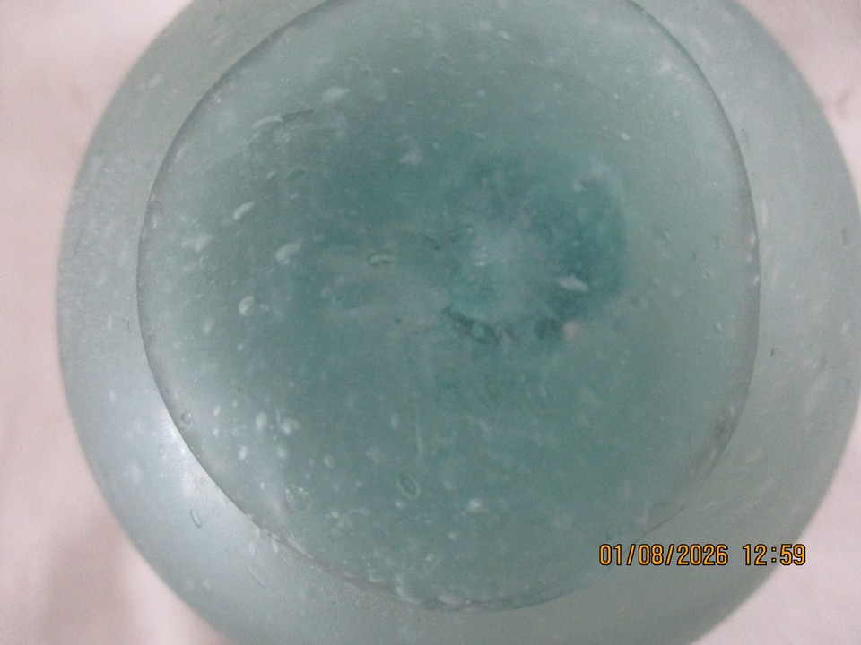 Six Storm Tossed Frosted Japanese Glass Floats Alaska BeachCombed | eBay