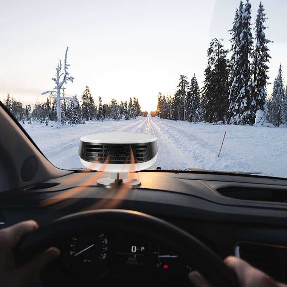 12V Portable Vehicle Heater Fan Auto Car Windshield Defroster Fan | eBay