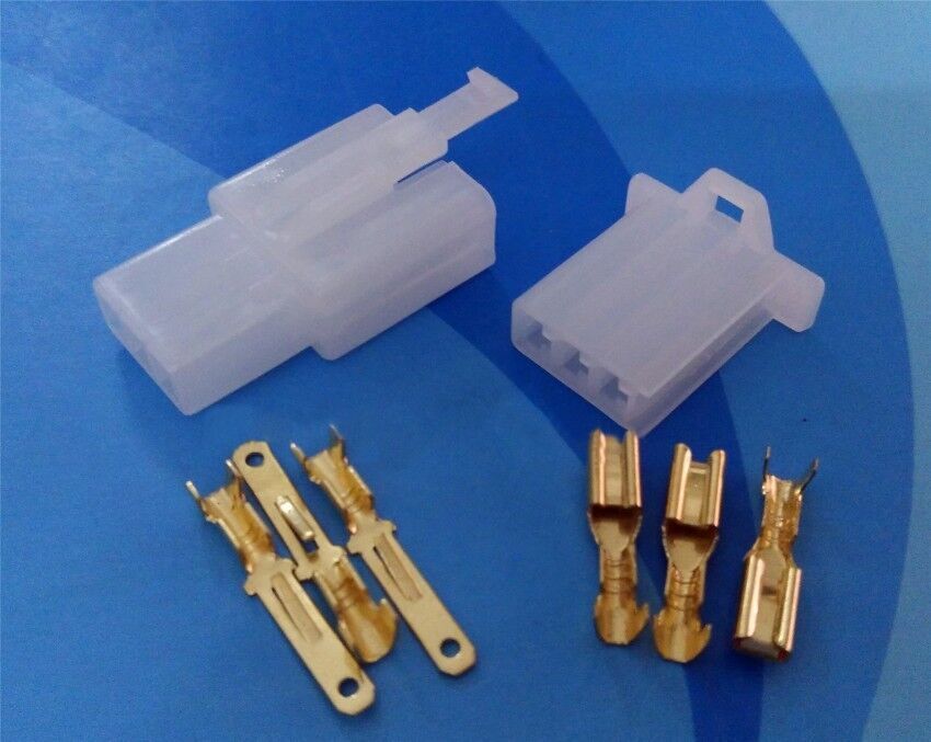 2.8mm 2Way 3Way 4 Way 6 Way Electrical Connector Female/Male Pin Plug ...