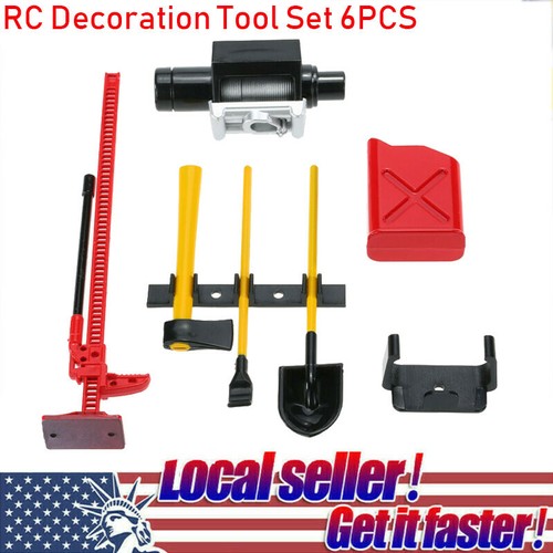 Set Of 6Pcs RC Decoration Tool Set Kit RC Accessories for 1:10 RC Rock ...