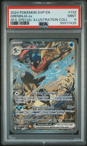 GRENINJA EX 132 BSP PSA 9 SV SHROUDED FABLE POKEMON SPECIAL ILLUSTRATION RARE | eBay